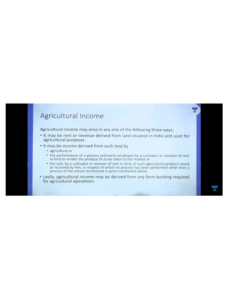 Agricultural Income | PDF