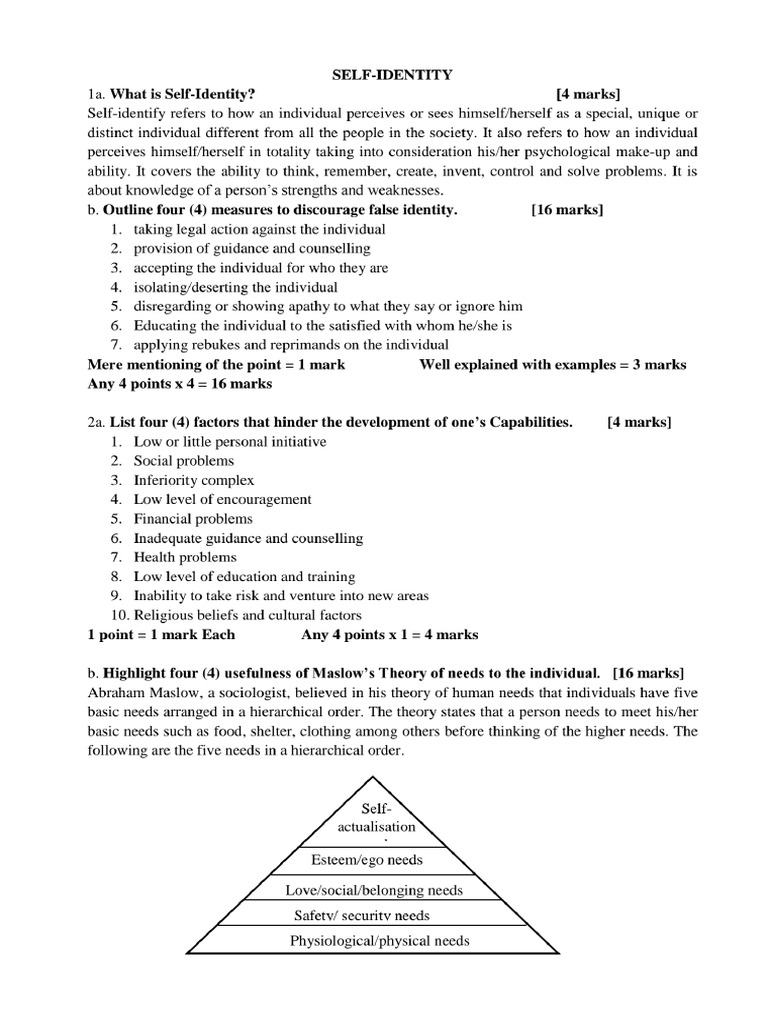 Wassce 2024 Social Studies Likely Questions With Marking Scheme | PDF