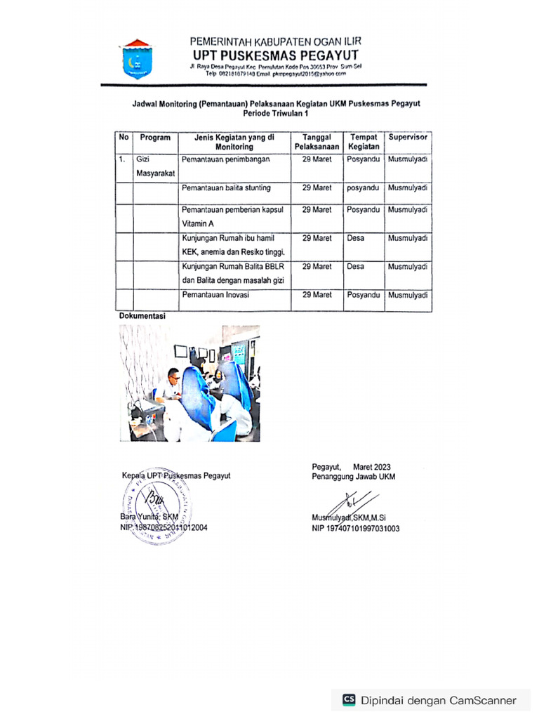 2.6.4C. Jadwal Pemantauan Gizi | PDF