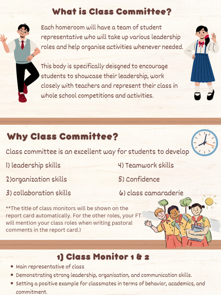 Y6 Class Committee | PDF