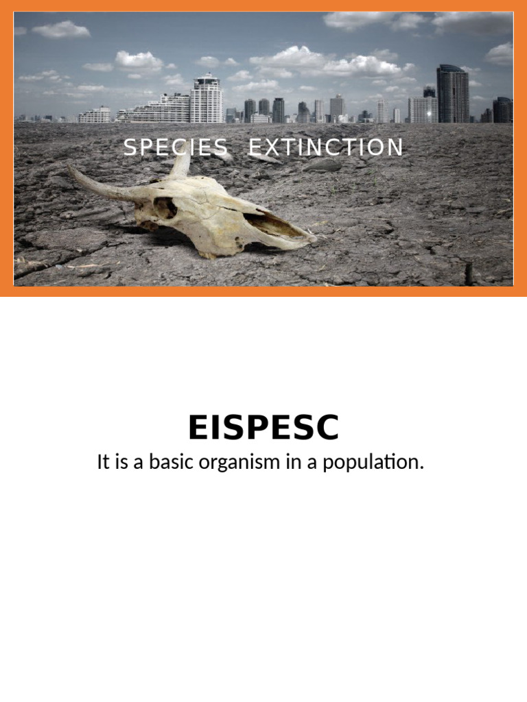 Species Extinction | PDF