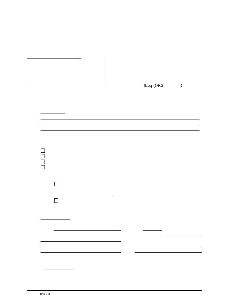 Oregon Small Estate Affidavit | PDF