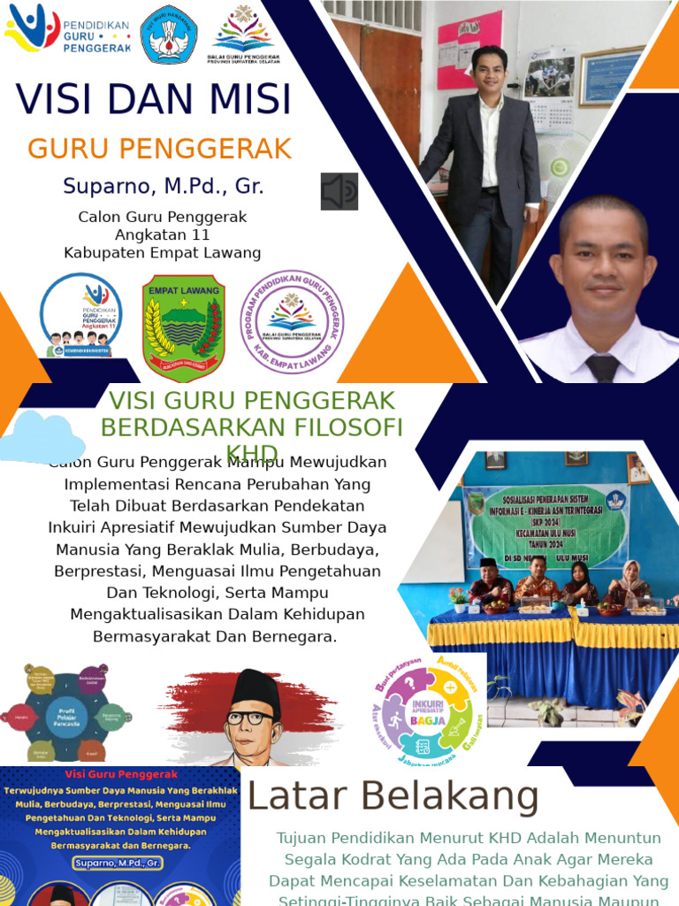 Pendampingan Individu Ke-2 Visi Dan Misi Guru Penggerak-Suparno | PDF