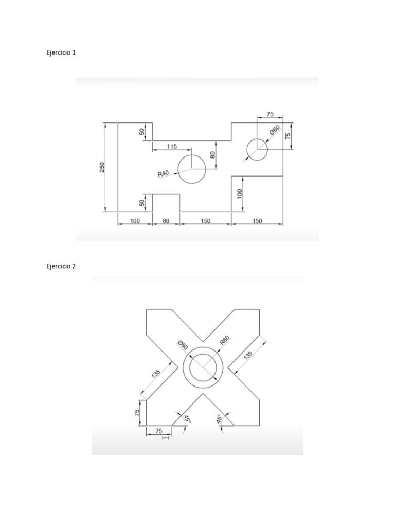 Ejercicio 1 - Cad | PDF
