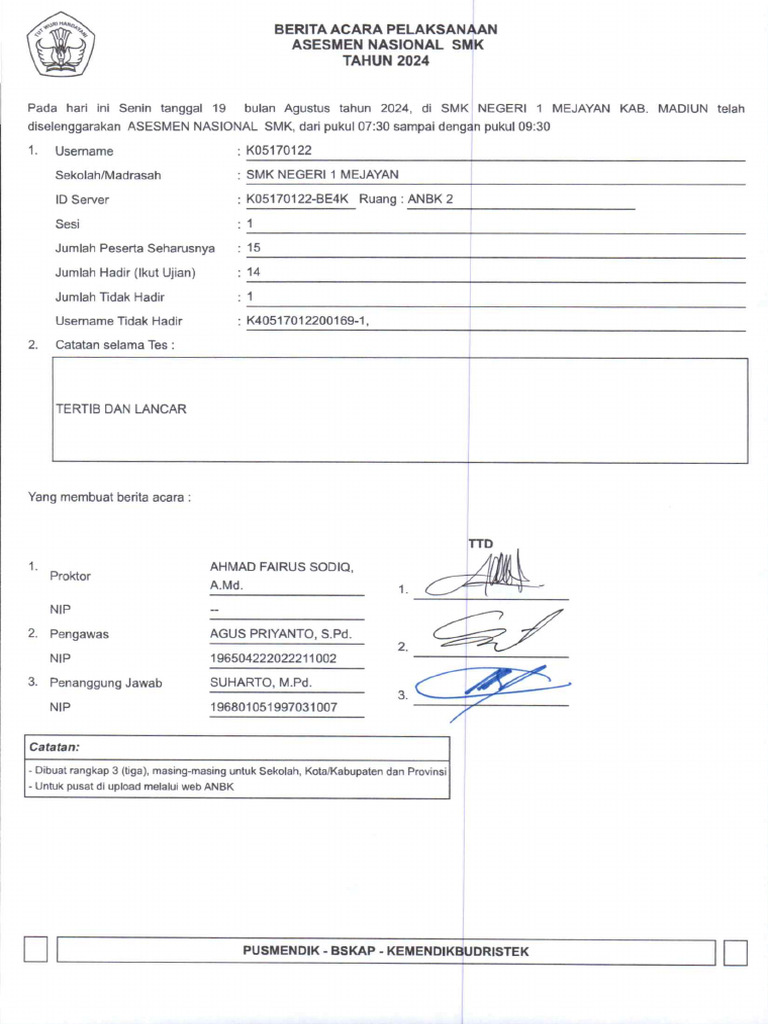 Ba - Anbk 24 - R 2 - Senin | PDF
