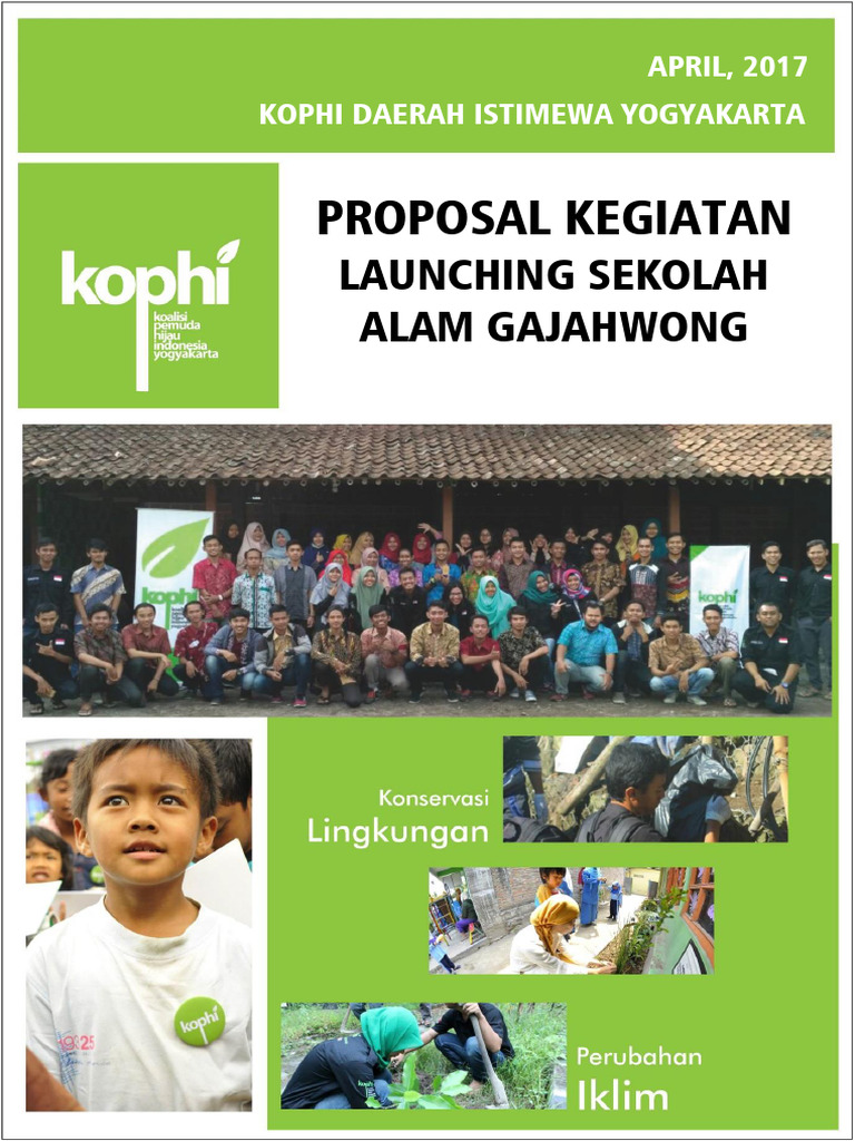 proposal launching sekolah alam | PDF