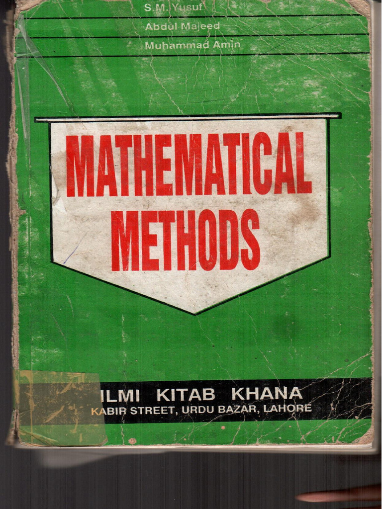 Mathematical Method-SM Yusuf | PDF