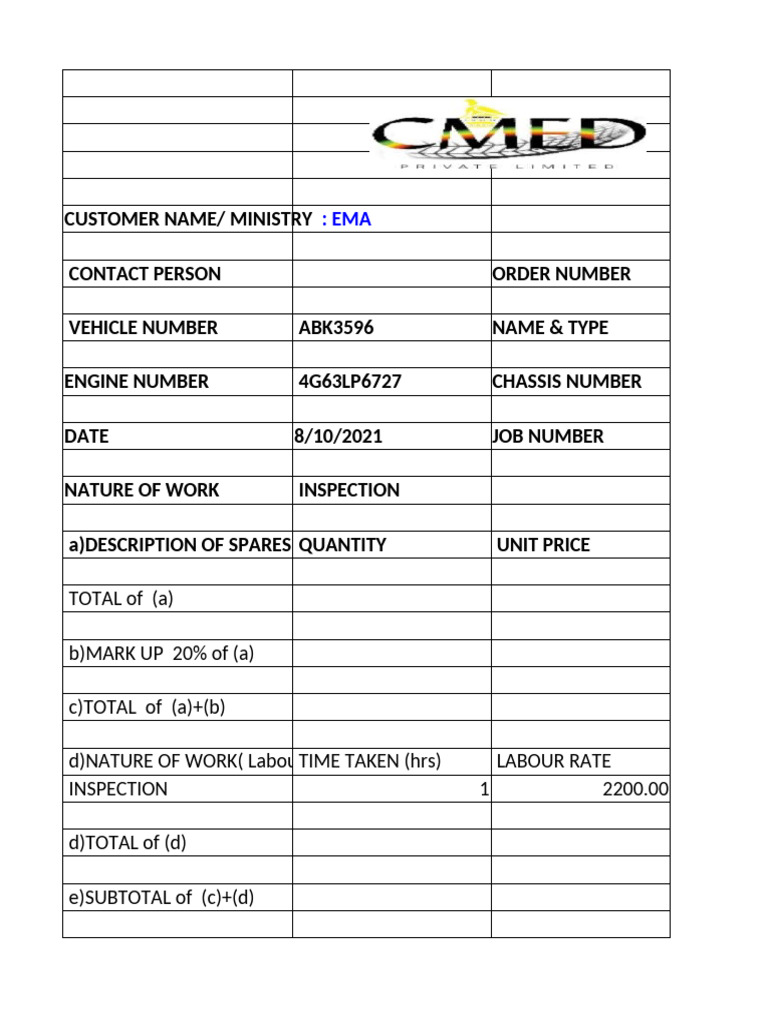 Ema Abk3596 Inspection | PDF