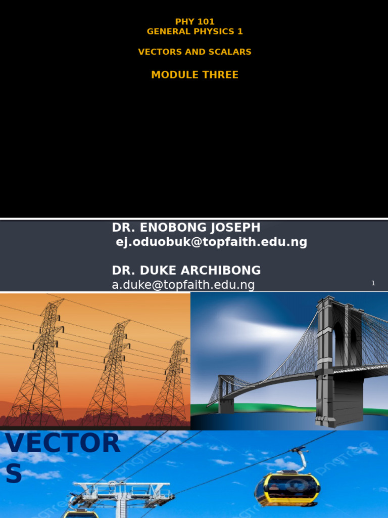 PHY 101 Module Three | PDF