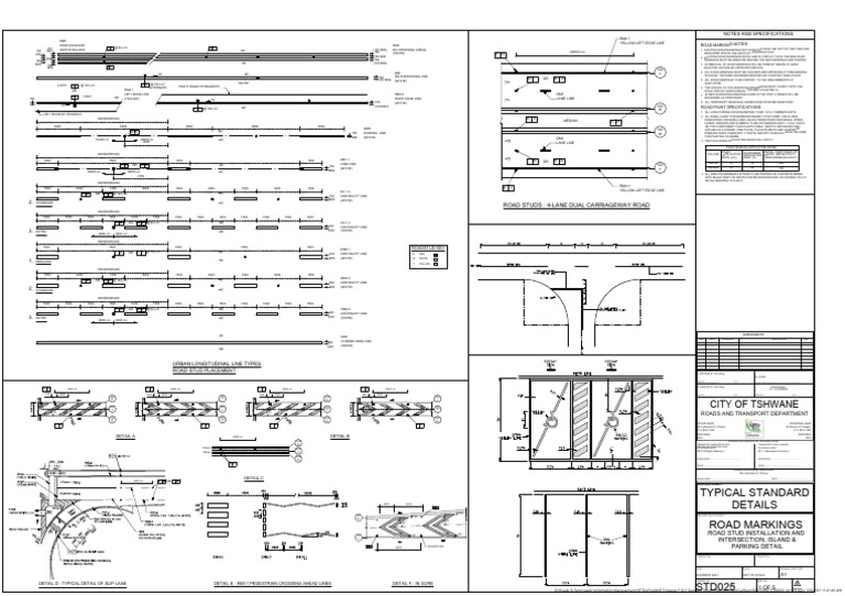 Road Marking Standards and Specifications | PDF | Materials | Transport ...