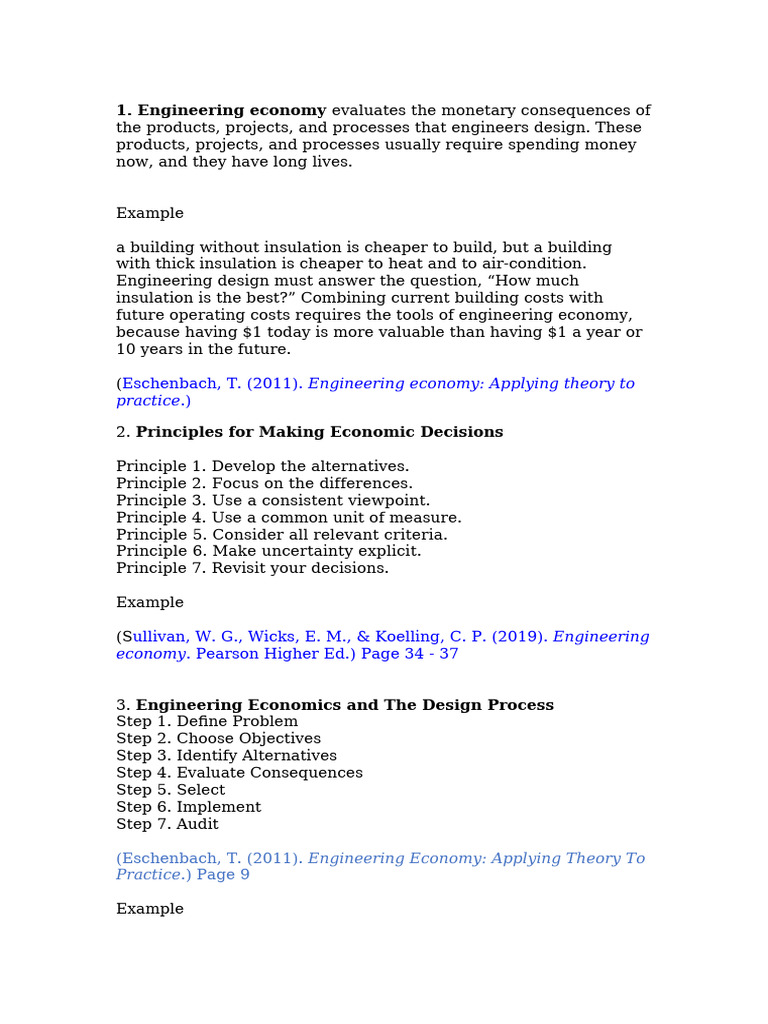 Engineering economy | PDF