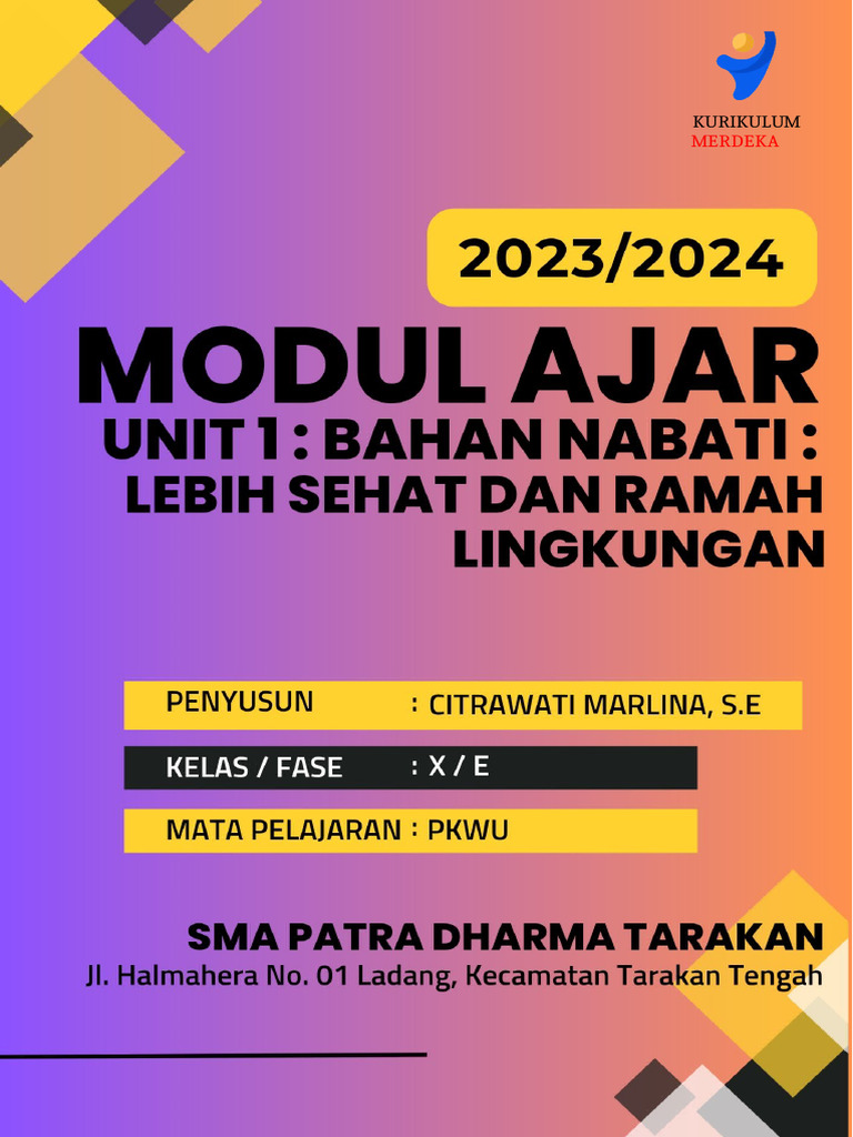 Modul Ajar Pkwu X | PDF