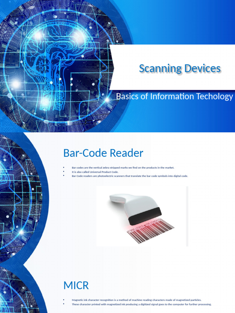 Scannig Devices | PDF