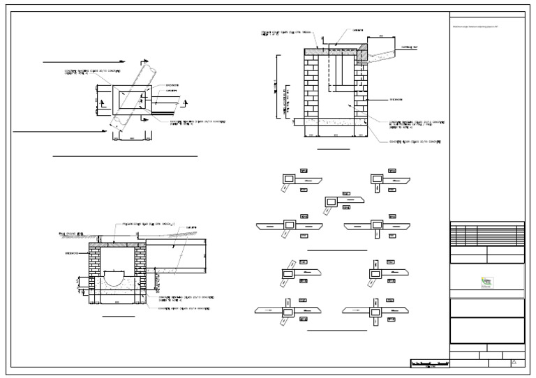 STD-004 Junction Box and Manhole Details 2 of 6 | PDF | Materials ...