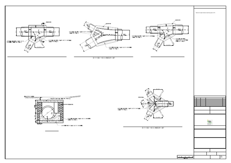 STD-004 Junction Box and Manhole Details 4 of 6 | PDF | Building ...