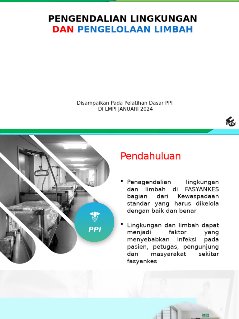 Pengendalian Lingkungan Dan Limbah Di FKTP | PDF