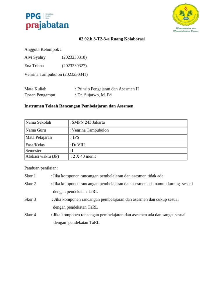 02.02.b.3-T2-3-A Ruang Kolaborasi | PDF