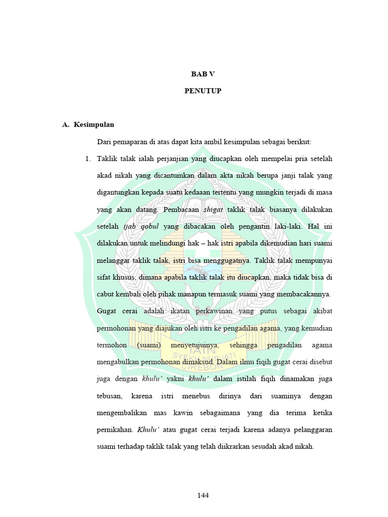 6. BAB V | PDF