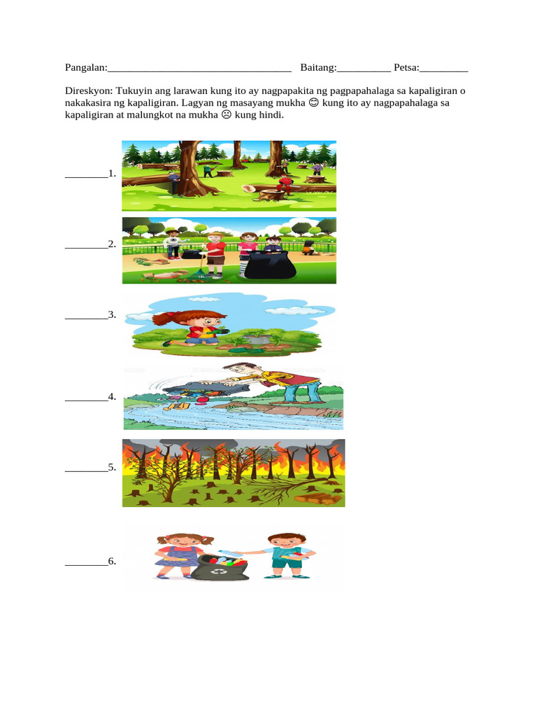 Esp Activity Demo Kalikasan | PDF
