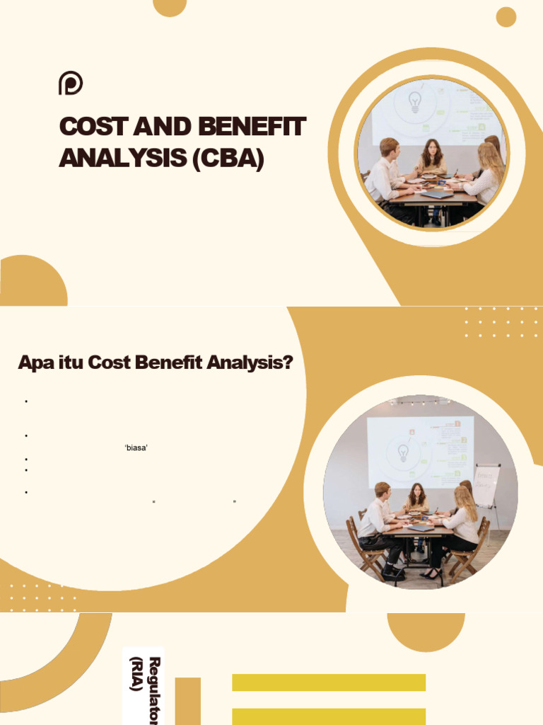 Cost and benefit analysis (CBA) | PDF