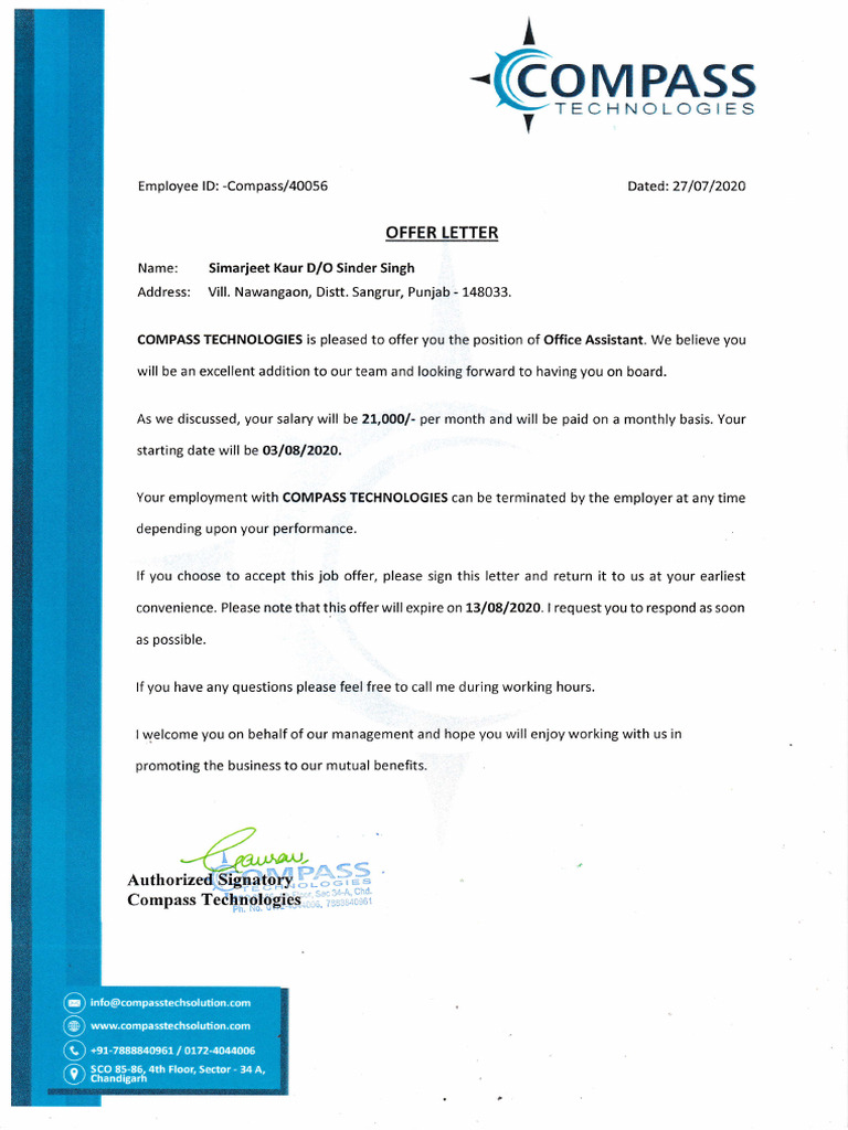 Experience As Office Assistant | PDF