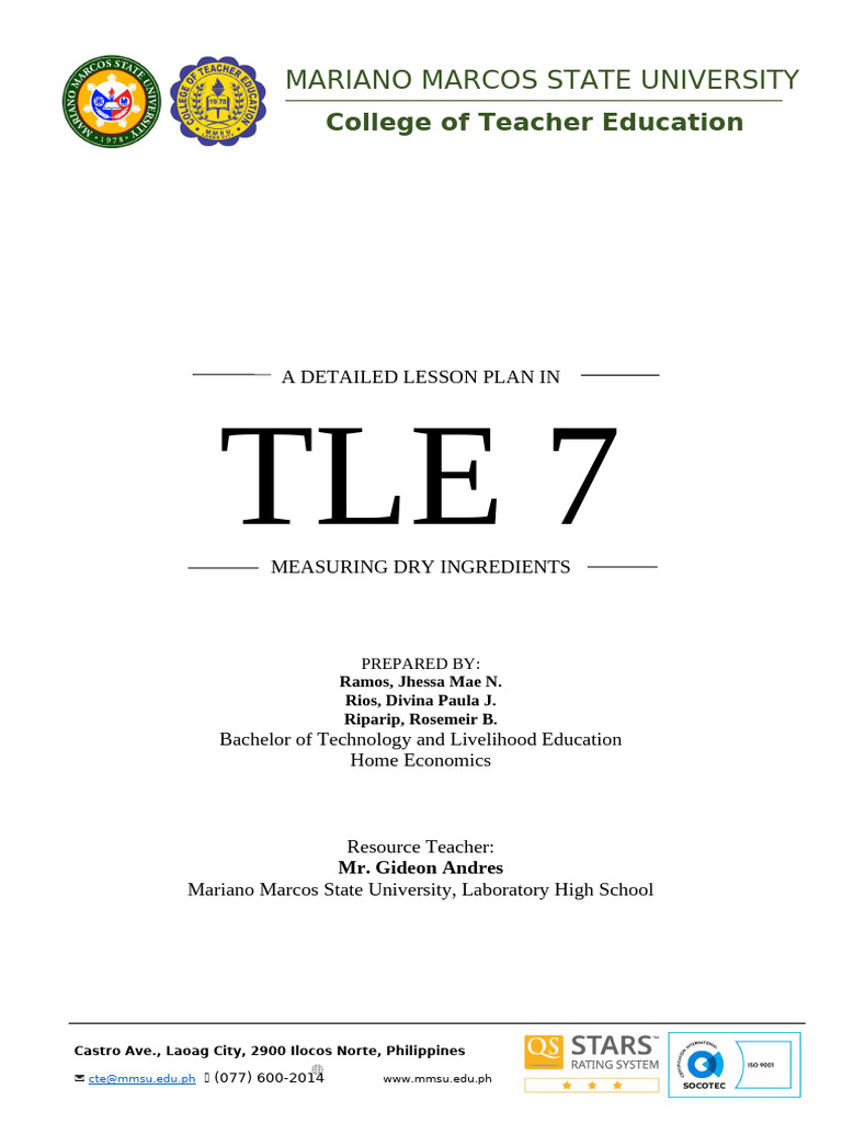 Detailed LP in TLE 7 | PDF