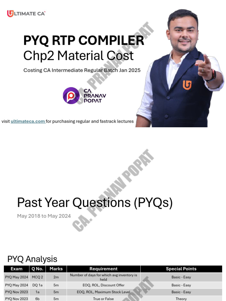 Material PYQ RTP Jan25 - W | PDF