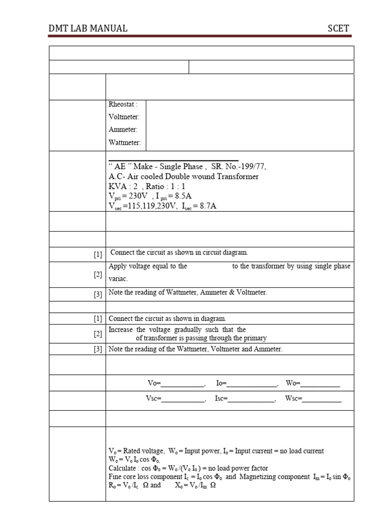 Oc SC Test | PDF