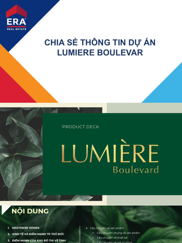 Lumiere Boulevard | PDF