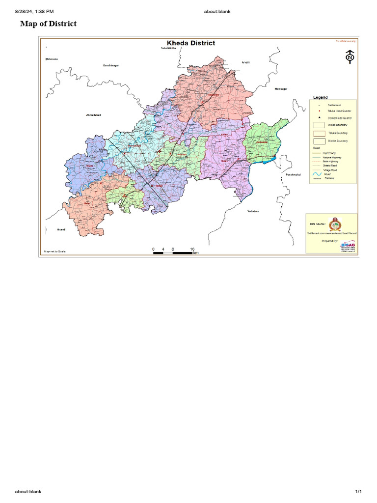 Kheda Map | PDF