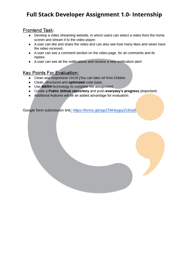 CipherSchools Internship Assignment Round-1 | PDF | Computers