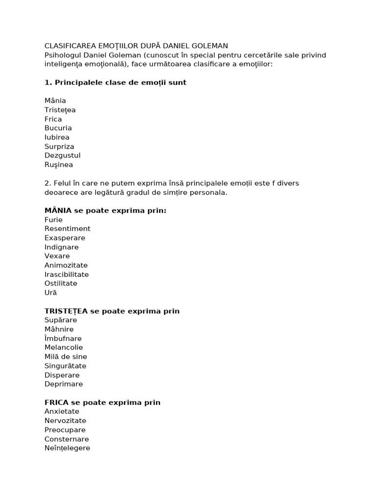 Clasificare Emotii | PDF