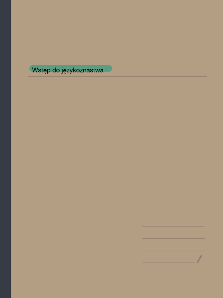 Jezykoznastwo Kopia | PDF