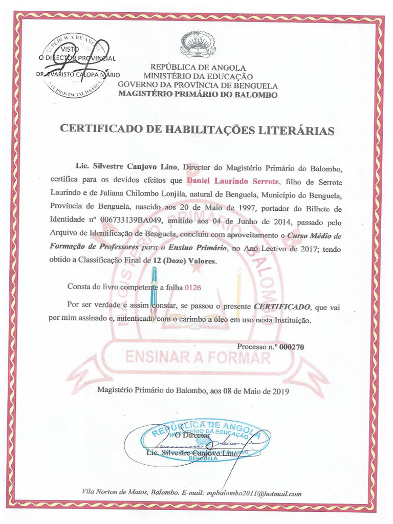 Certifica Do | PDF