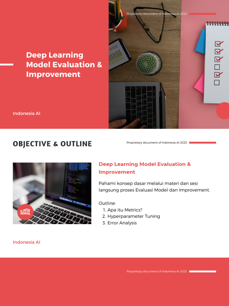 Sesi 8 Deep Learning Model Evaluation & Improvement | PDF