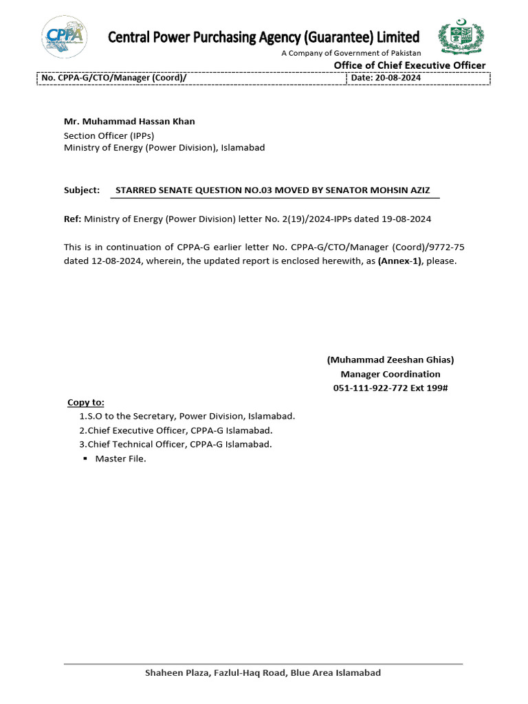 Senate Starred Questions Dated 20-08-2024 | PDF