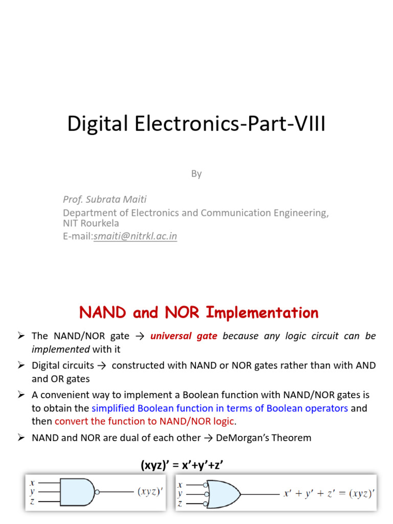 Digital Part 8-Combinational Circuits | PDF