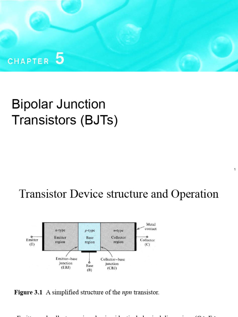 Transistor Part 1 and 2 | PDF | Bipolar Junction Transistor | Electrical Components