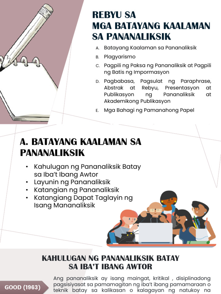 Modyul 3 Rebyu Sa Mga Batayang Kaalaman Sa Pananaliksik | PDF