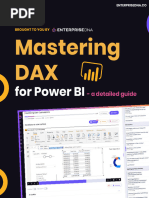 DAX Guidebook Updated | PDF | Function (Mathematics) | Microsoft Excel