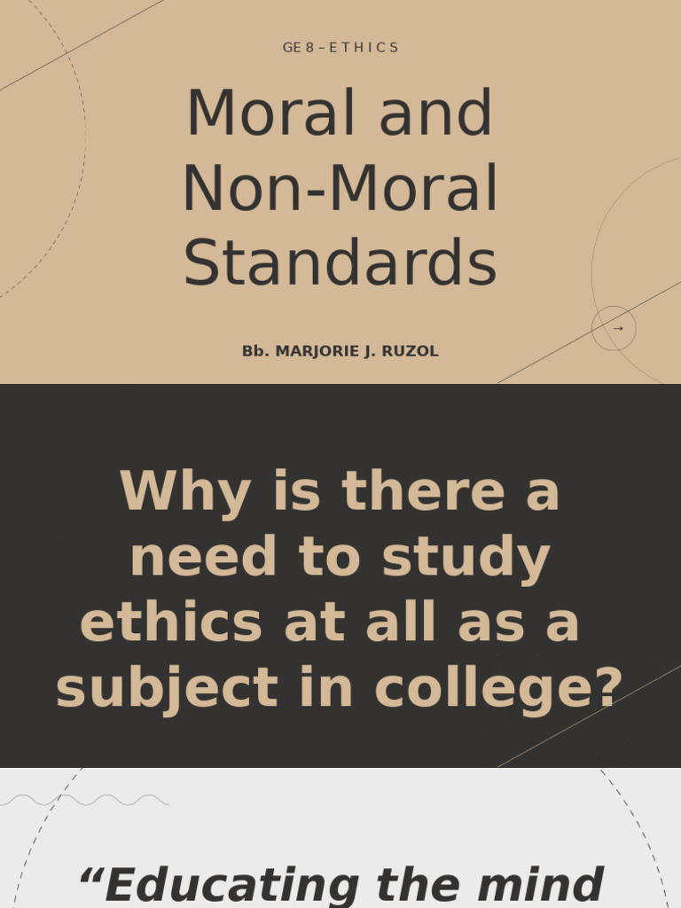 Moral and Non-Moral Standards | PDF | Morality | Science & Mathematics
