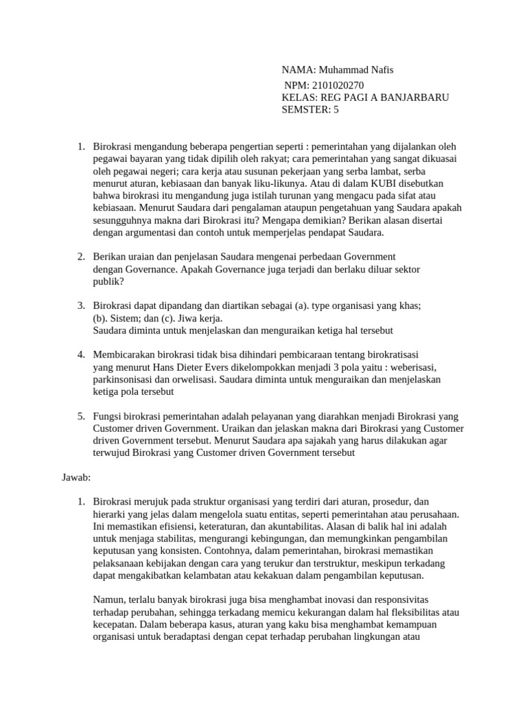 Muhammad Nafis, 2101020270 2 | PDF