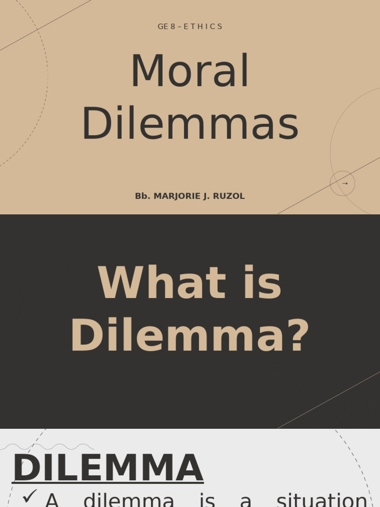 Moral Dilemma | PDF
