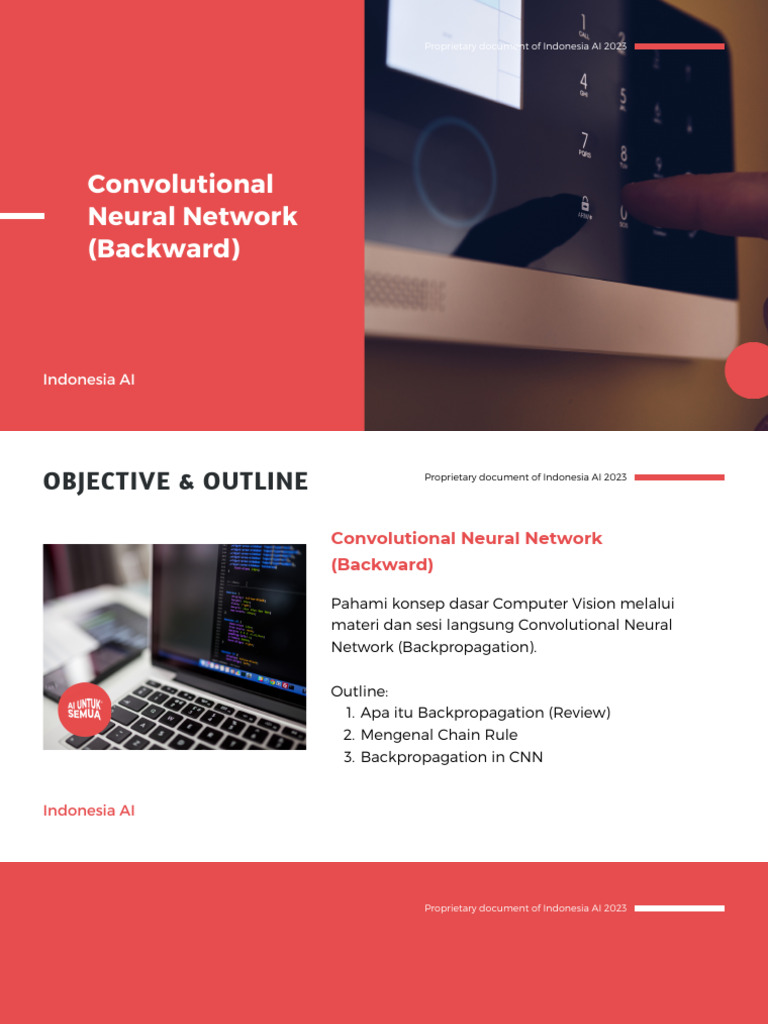 11. Sesi 11 Convolutional Neural Network (Backward) | PDF