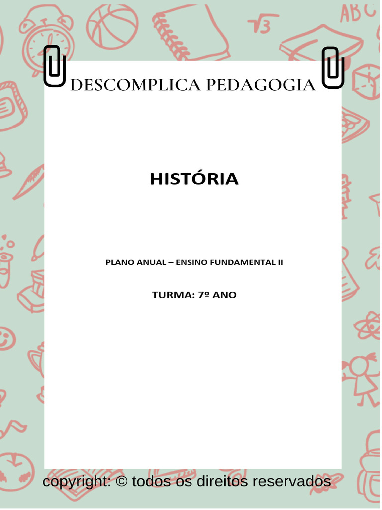 História: Turma: 7º Ano | PDF