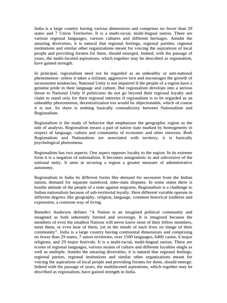 Module 2 Regionalism and Law | PDF