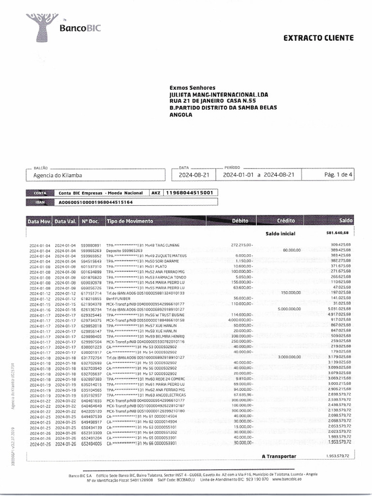 Extrato Merged | PDF
