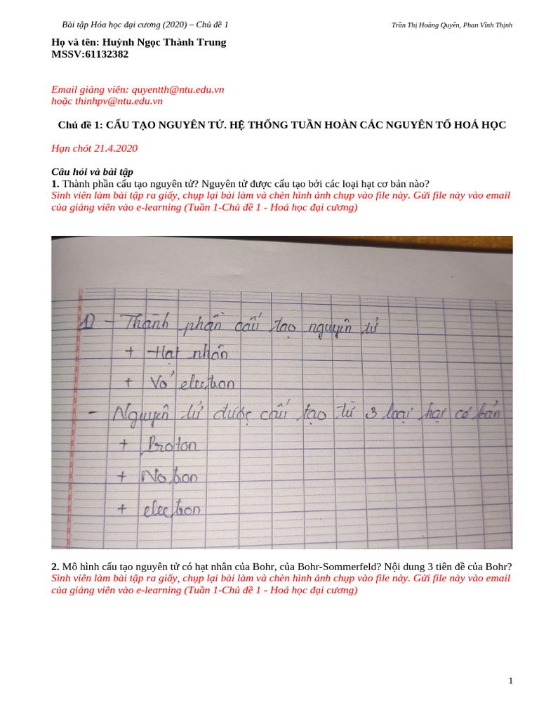 Bai Tap - Chu de 1 - HDC | PDF