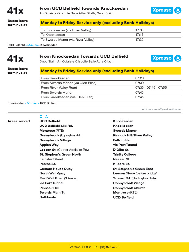 Route 41x | PDF | Higher Education | Academic Institutions