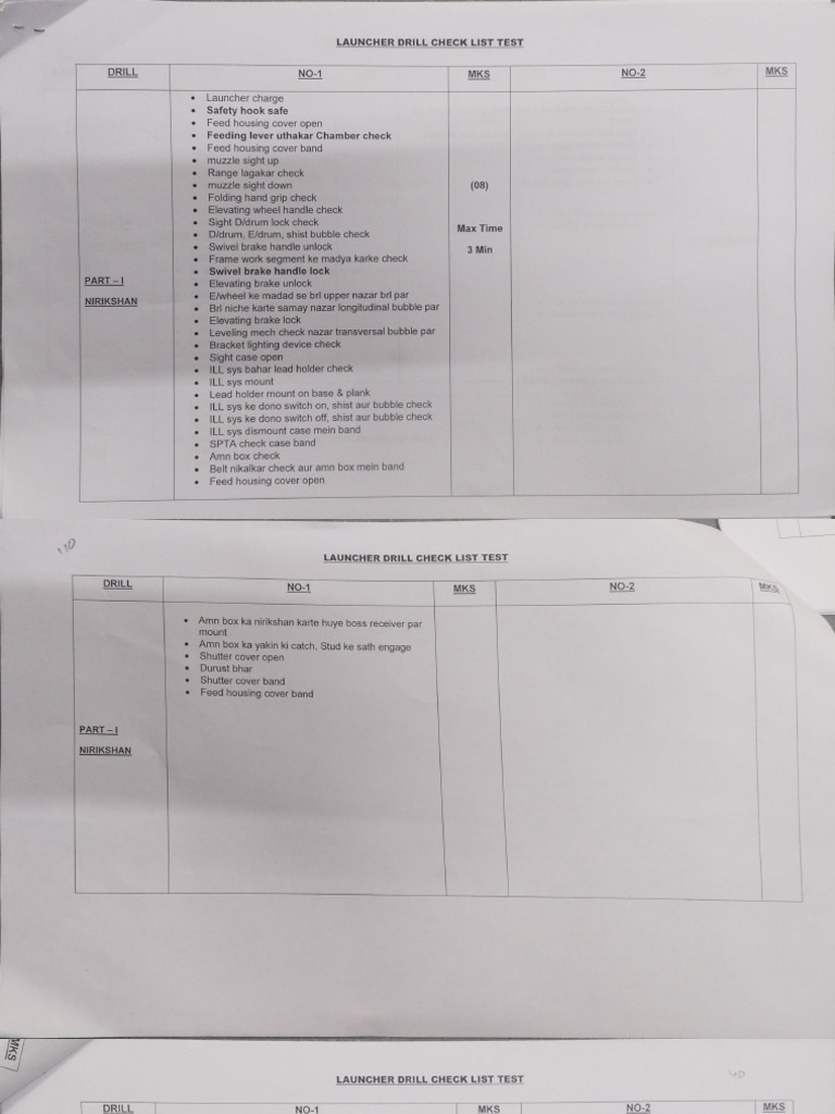 Yo Check List Ags 2024 | PDF